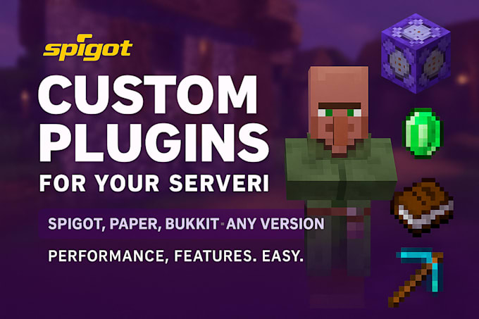 Create a spigot or paper minecraft plugin by Blacklce12 | Fiverr