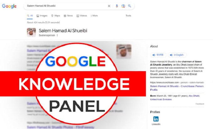 Create a lifelong verify google knowledge panel, knowledgepanel for any category by ...