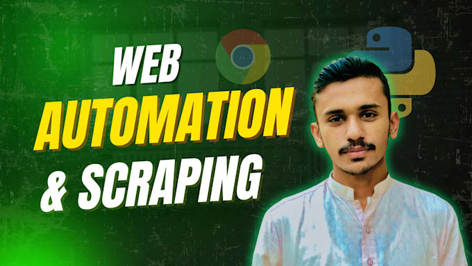 Do web scraping and automation with python selenium bot by Bot_fusion | Fiverr