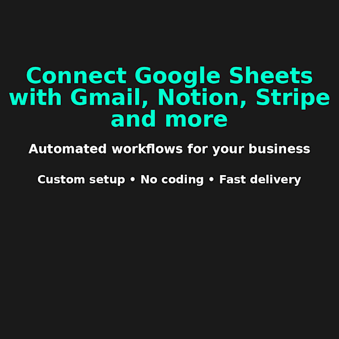 Connect google sheets to gmail, notion, stripe and other tools by ...