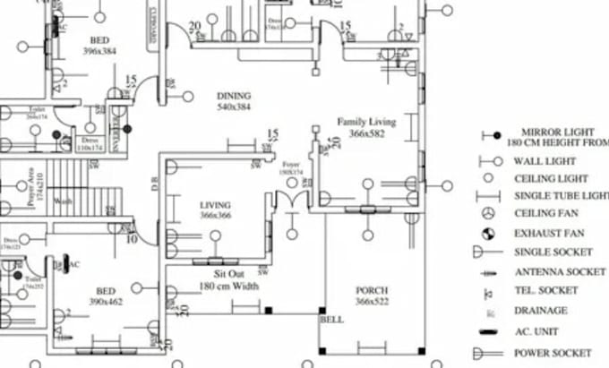 Create electrical lighting plans, load calculations and single line ...