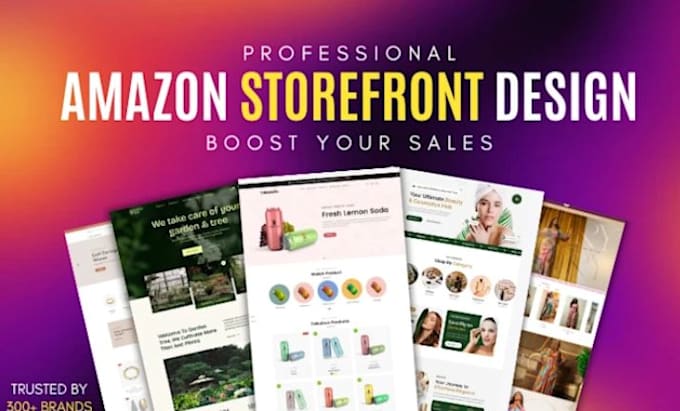 Design amazon storefront , setup amazon store , create amazon brand ...