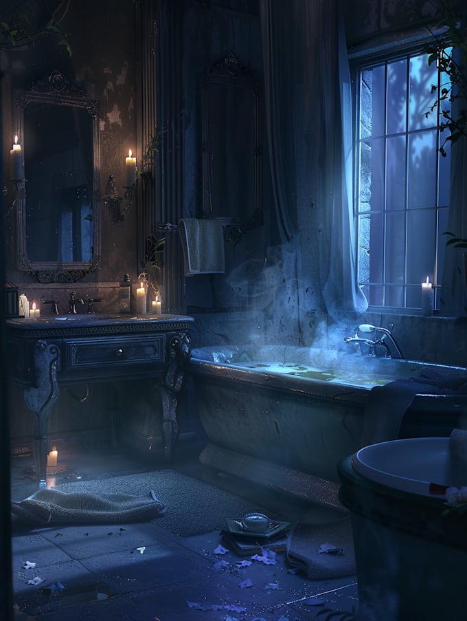 Create visual novel backgrounds by Meownikulya | Fiverr