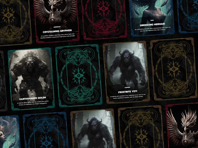 Draw card game art, card game design, card game, board game, board game ...