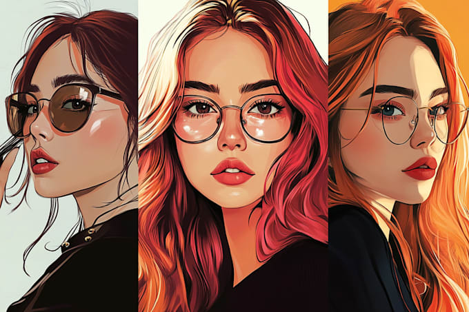 Illustrate your portrait in my style, anime and comic by Kianeyer | Fiverr