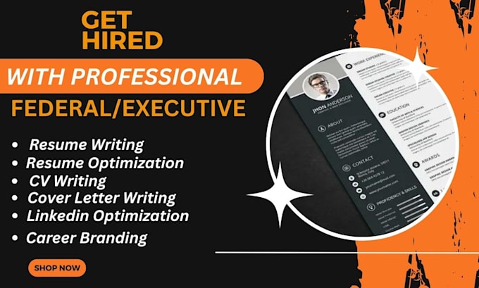 Write a professional, ats optimized federal resume that lands ...