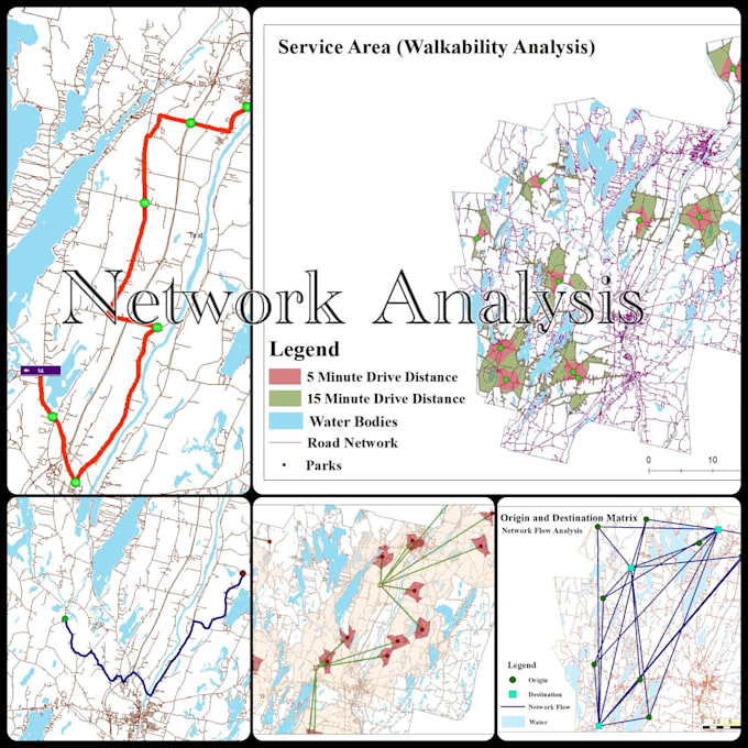 Do Spatial Analysis Network Analysis And Gis Mapping By Nextgenspaces