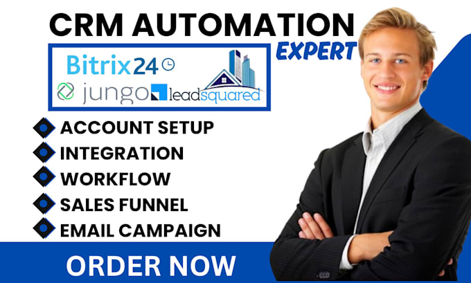 Setup estage leadsquared jungo crm bitrix bitrix 24 integration by Danielcrmproz | Fiverr