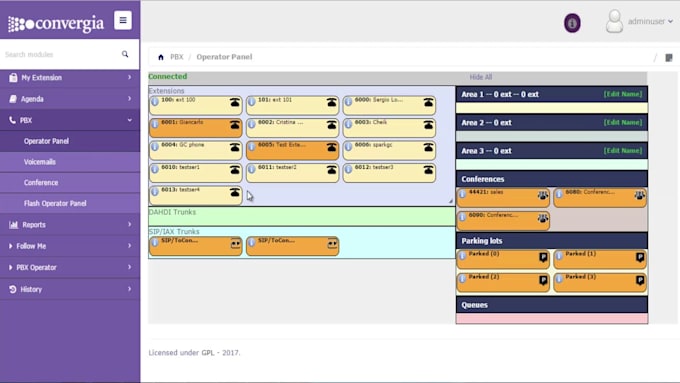 Install and configure freepbx or issabel with custom sip extensions by ...