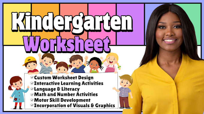 Design engaging custom kids worksheet, activity book, coloring pages ...