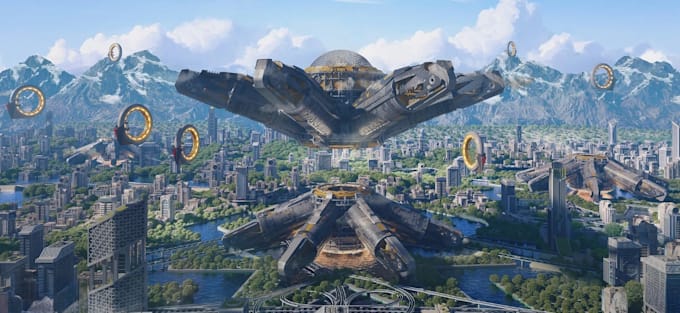 Build open world game environment on ue5, design game level, game world ...