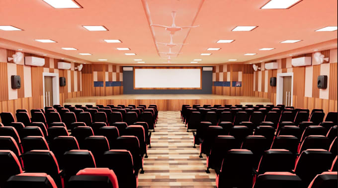 Model 3d wedding hall interiors, concert hall,3drendering, vector work ...