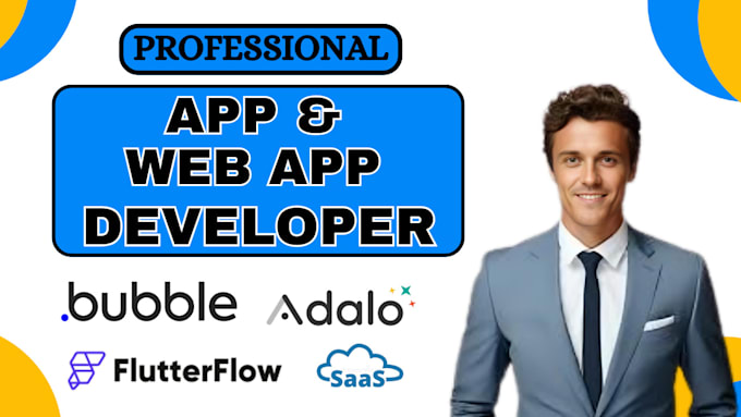 Develop build bubble io app, bubble io website adalo mobile app flutterflow app by James ...