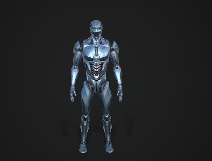 Ready animated 3d game character model, pbr textures map, ik fk control rig, vrm by Theo_anna ...