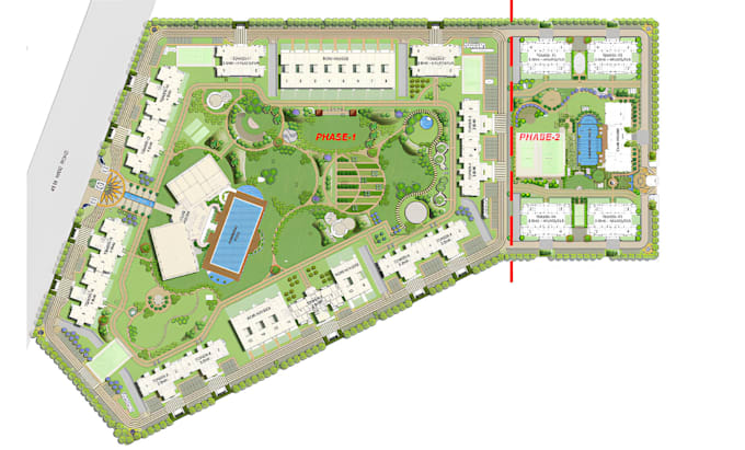 Draw site plan plot plan master plan subdivision layout plan in autocad ...