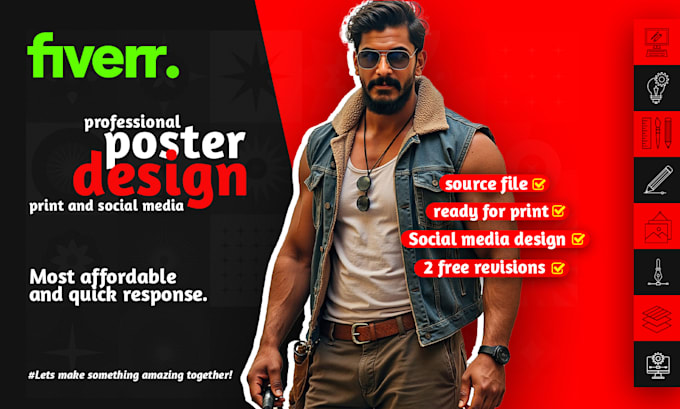 Create eye catching poster designs for your business or promotion by ...