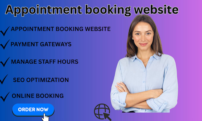 Build a professional appointment booking website with online scheduling ...