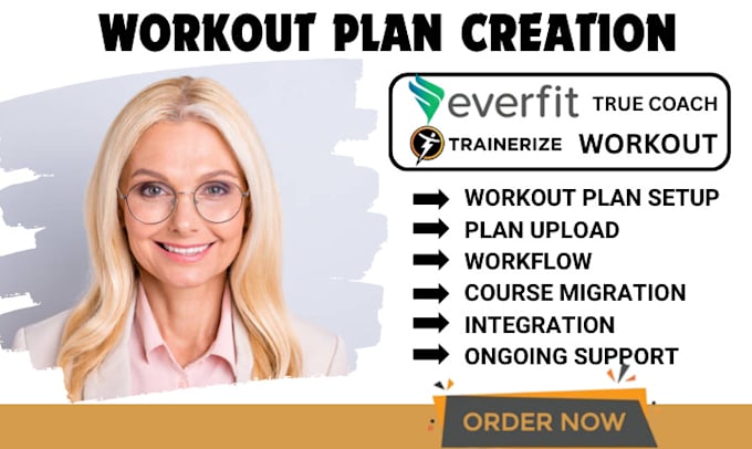 Create everfit workout program truecoach program everfit transfer program by Diana_lms | Fiverr