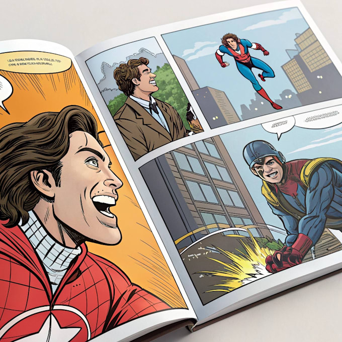 Create comic book and custom illustration by Jonoytow023 | Fiverr