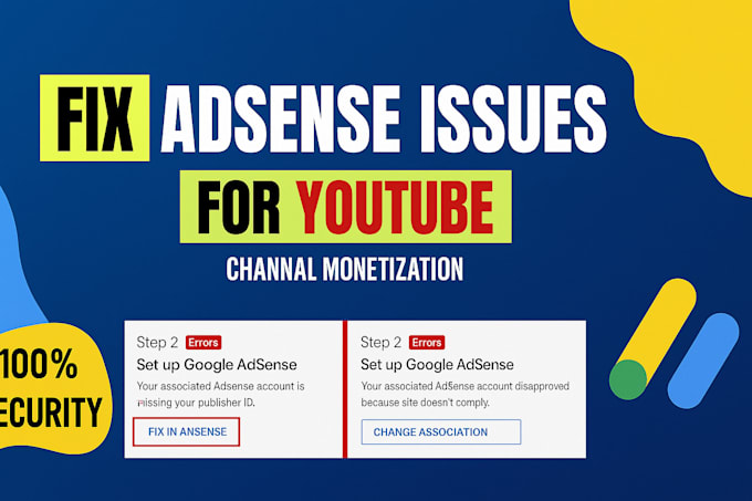 Fix youtube monetization issue, reused content, copyright and adsense by Manc3902 | Fiverr