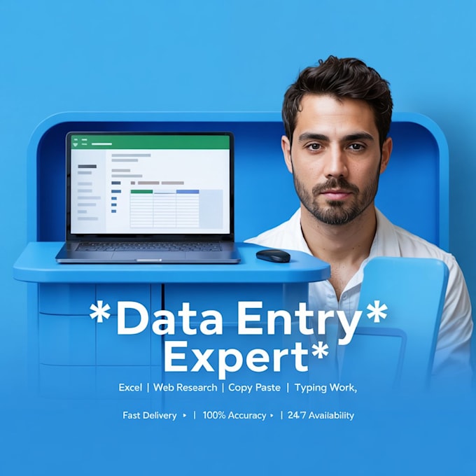 Do excel data entry, copy paste, web research, typing work by Mozid_dataentry | Fiverr