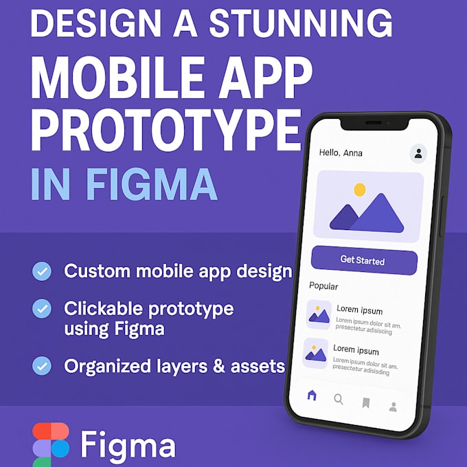 Design a stunning mobile app prototype in figma by Jaaishan | Fiverr