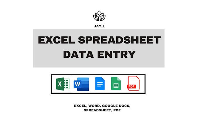 Organise and enter data into excel spreadsheets by Alcoholicn1108 | Fiverr