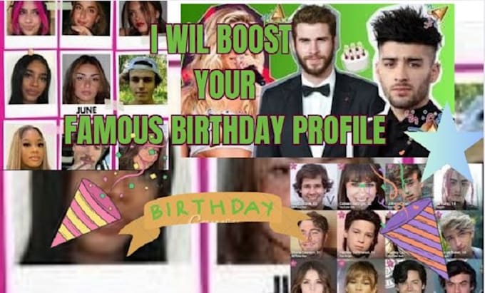 Create a longtime famous birthday for you and your family by Brafix ...