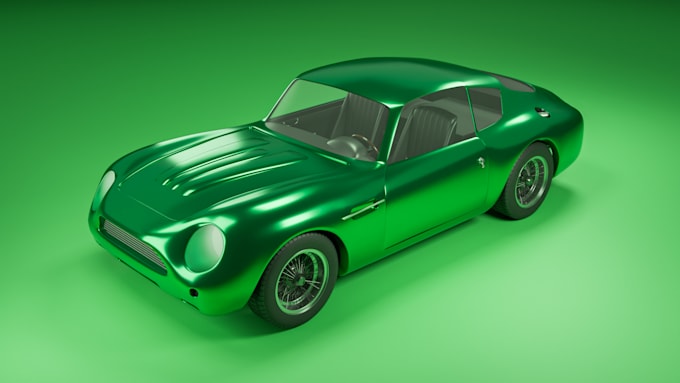 Create high quality 3d car models by Prajwal_59 | Fiverr