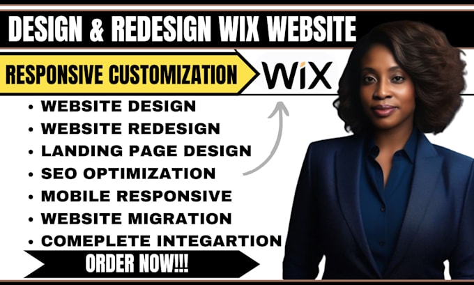 Build wix website redesign wix booking website wix landing page design ...