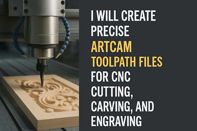 Create artcam toolpath files for cnc cutting, and engraving by Vsvipul88 | Fiverr