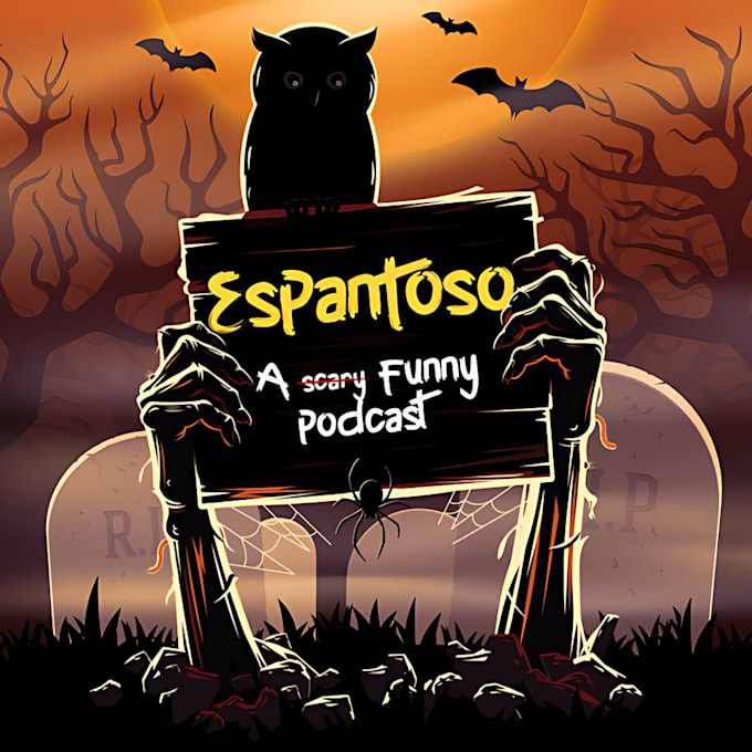 Do a custom podcast cover art and podcast logo or any graphics design ...