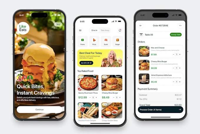 Develop food delivery app restaurant app grocery app food ordering app by Wilhelmv | Fiverr