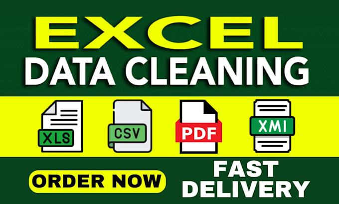 Create, clean, and format excel spreadsheets professionally by Abdulrehman1372 | Fiverr