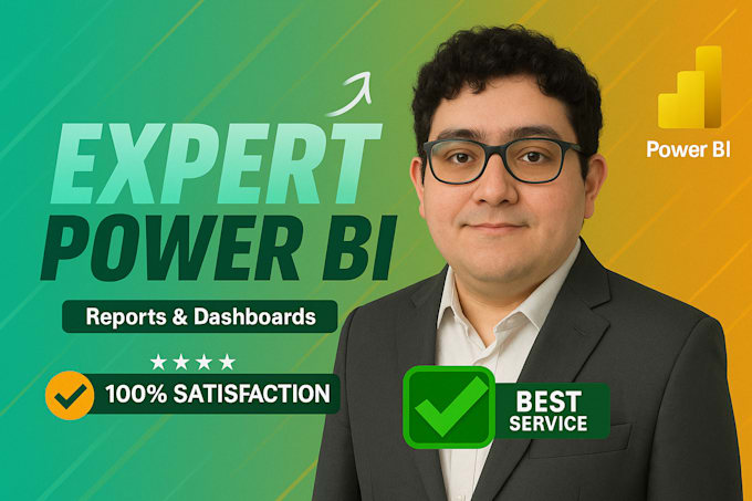 Create dynamic power bi dashboards and reports by Ivaman | Fiverr
