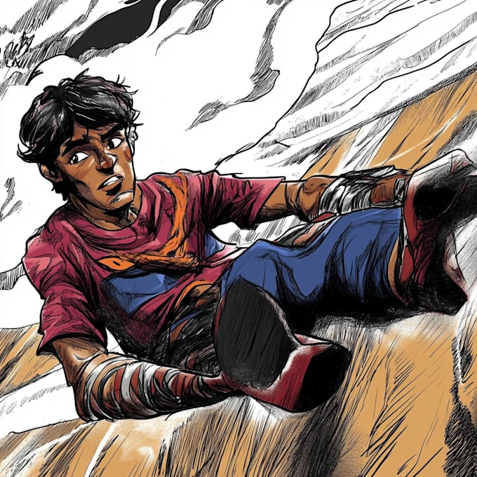 Draw your comic art, comic book, illustrations, comic pages by ...