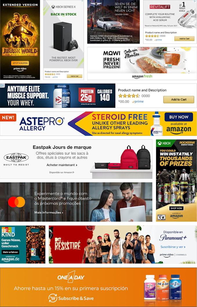 Eye catching amazon advertisement banners by Maran_p | Fiverr