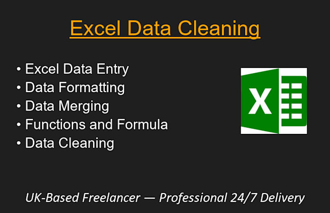 Help you clean organize and merge excel or csv data into a usable format by King_insights | Fiverr