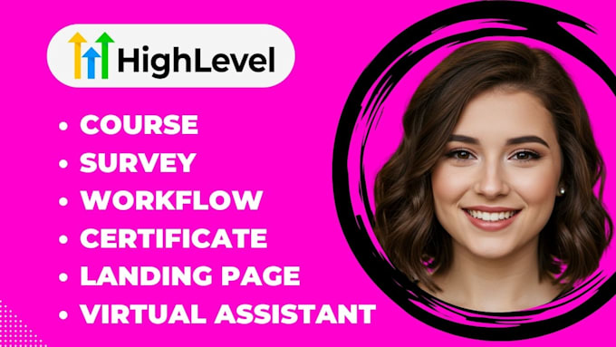 Do course, certificate, survey, workflow automation, in gohighlevel ghl ai bot by Emma_jo1 | Fiverr