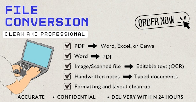 Convert pdf, word, excel, and image files professionally by Lianapptsri ...