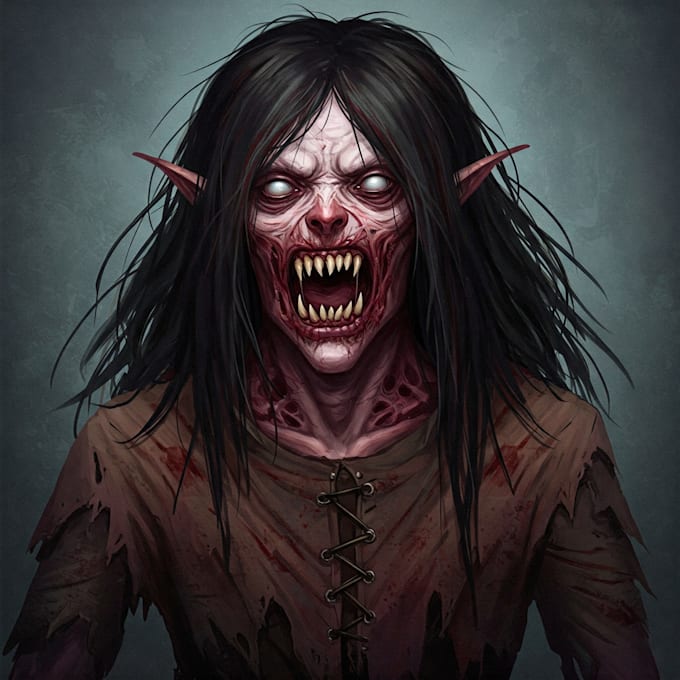 Make a digital fantasy horror character by Kontajs | Fiverr