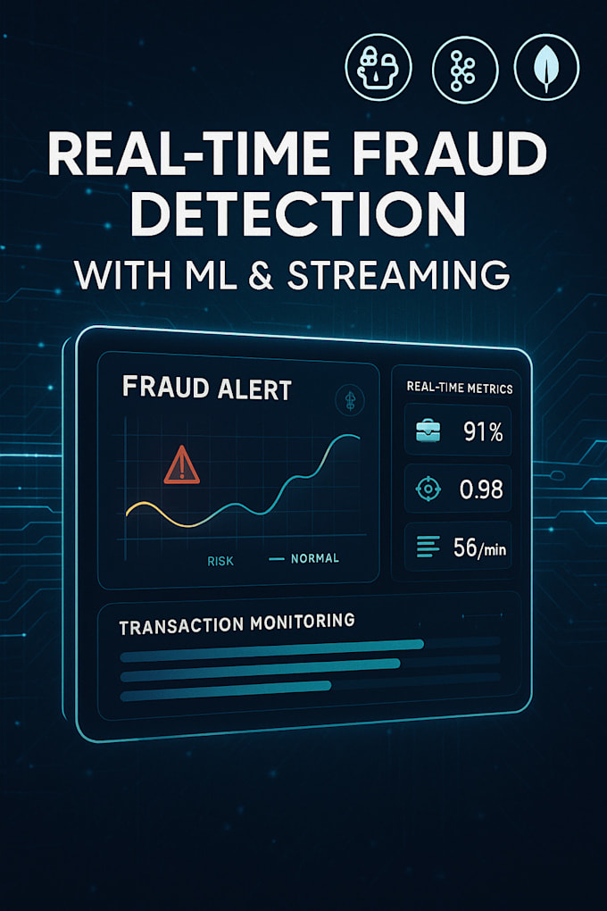 Develop real time fraud detection pipeline with ml and data streaming by Ganasekhar__ | Fiverr