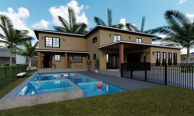 Make architectural 3d sketchup model and realistic render by ...