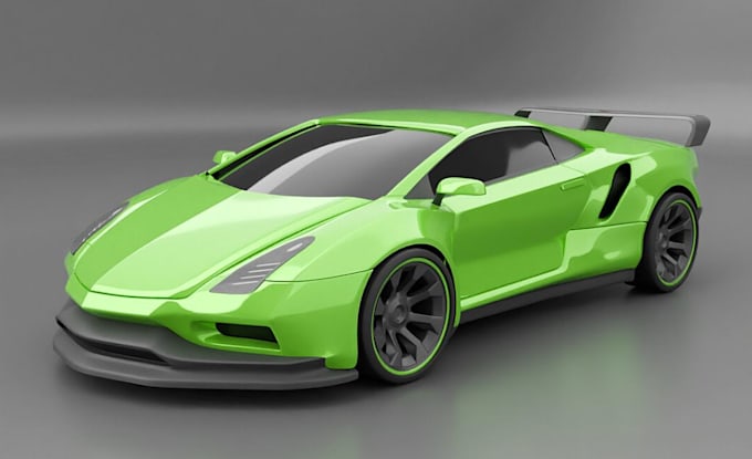 Model and render your 3d car model,3d rc car,3d hypercar model,3d ...