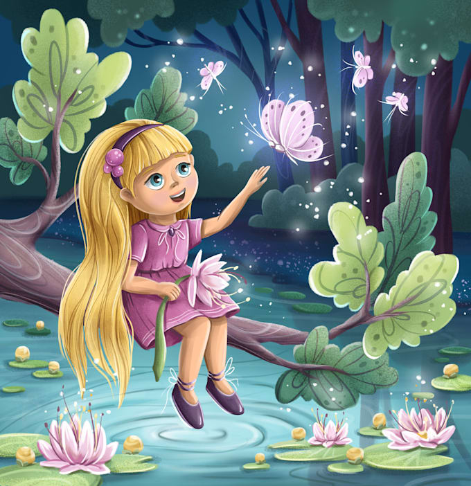 Design children book illustration and children book cover by Diann ...