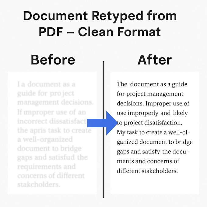 Do fast typing or retype any document in word or pdf by Chris_jacques1 ...
