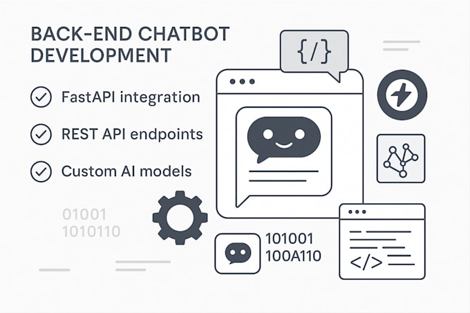 Build a fastapi backend chatbot with custom neural network models and retraining by Alessvett ...