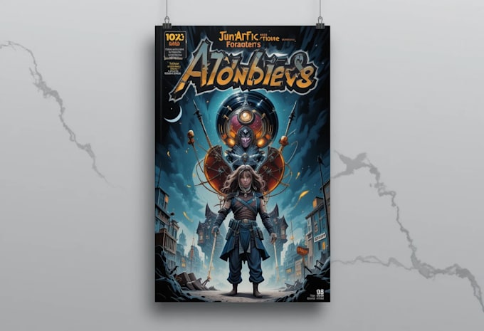 Do comic book cover comic cover page design comic book by Crim_utseo ...