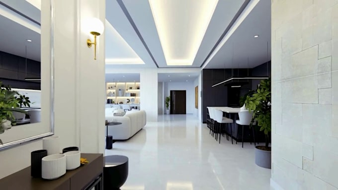 3d interior design animation 3d room walkthrough 3d exterior design ...