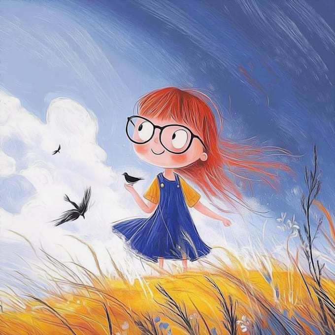 Illustrate children story book illustration, children story, book ...